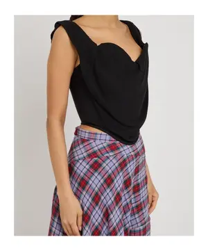 VIVIENNE WESTWOOD Draped Sweetheart Corset Top