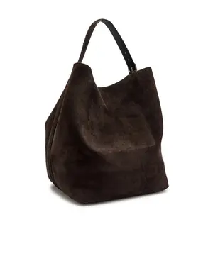 TOTEME Belted Suede Tote