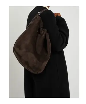 TOTEME Belted Suede Tote