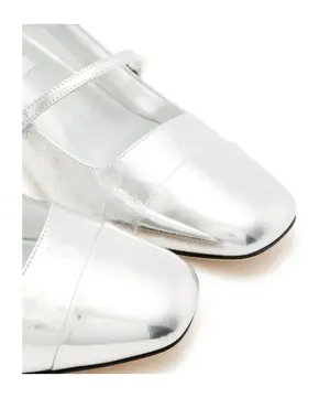 JIMMY CHOO Elisa 45 Metallic Leather Pumps