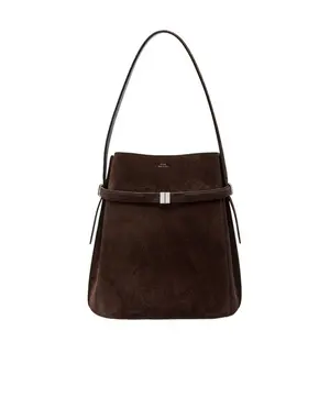 TOTEME Logo Bucket Bag - Black