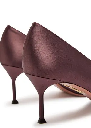 AQUAZZURA Purist 65 Satin Pumps