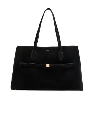 TOTEME Logo Detail Handbag - Black