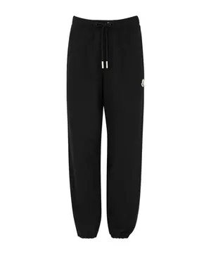 Moncler Cotton Sweatpants - Black