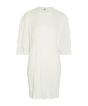 TOTEME Jersey Mini T-shirt Dress - White