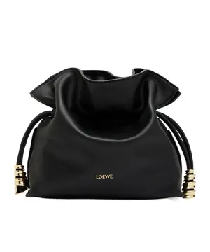 Loewe Metallic Clutch - Black