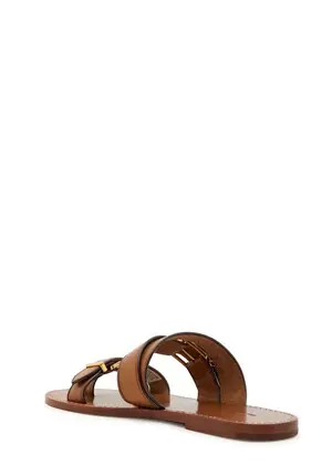 Polo Ralph Lauren Buckle Leather Sandals
