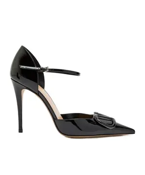 Valentino Garavani Patent Leather Pumps - Black