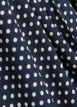 REFORMATION Polka-dot Woven Midi Dress
