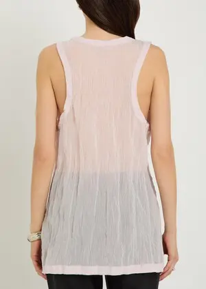 TOTEME Crinkled Gauze Tank Top