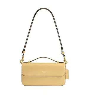 COACH Elora Leather Cross-body Bag - Nude