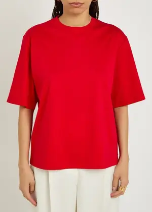 RÓHE Cotton And Silk-blend T-shirt