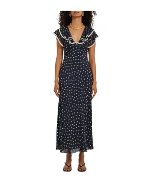 Rixo Polka Dot Dress