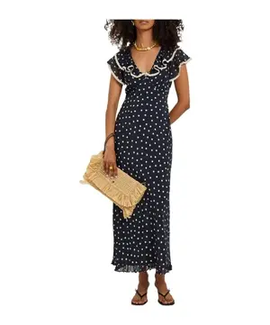 Rixo Polka Dot Dress
