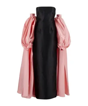 Solace Puff Sleeve Dress - Black