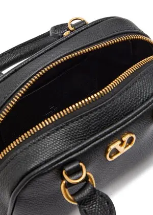 Valentino Garavani Mini Pebbled Leather Top Handle Bag