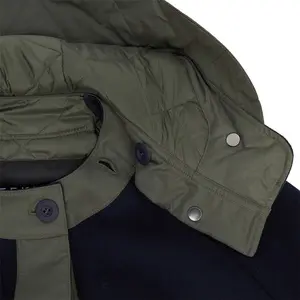Max Mara Button Detailed Panelled Drawstring Coat
