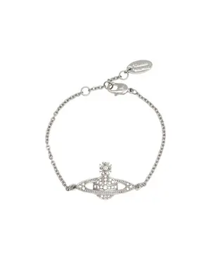 VIVIENNE WESTWOOD Mini Bas Relief Orb Bracelet - Gray