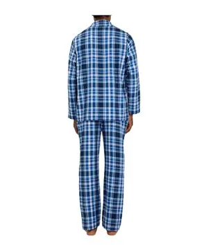 Polo Ralph Lauren Logo-embroidered Checked Cotton Pyjama Set