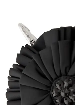 Simone Rocha Ribbon Rosette Embellished Nylon Coin Purse