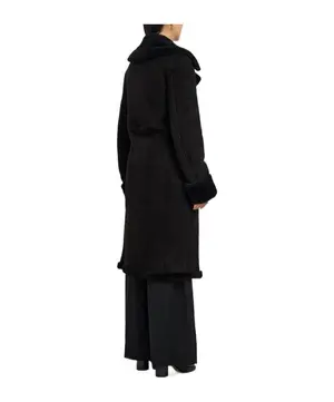 Simone Rocha Double-breasted Shearling Coat