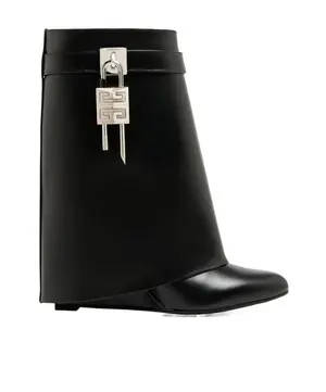 Givenchy Shark Lock Boots - Black