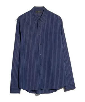 Gucci Pinstripe Shirt With Embroidery