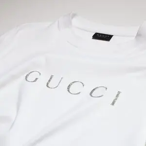 Gucci Glitter Logo Long Sleeve T-shirt