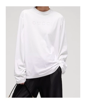 Gucci Glitter Logo Long Sleeve T-shirt