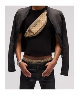 Gucci Cotton Viscose Jacket With Python Effect