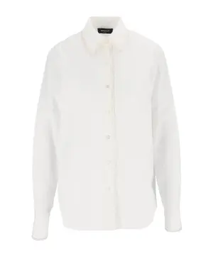 Fabiana Filippi Long-sleeve Shirt With Snap Closures - White