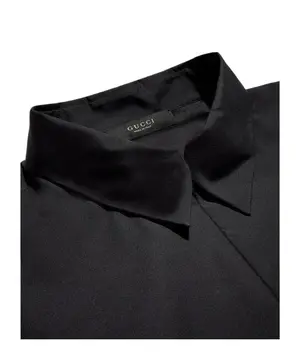 Gucci Technical Poplin Zipped Shirt