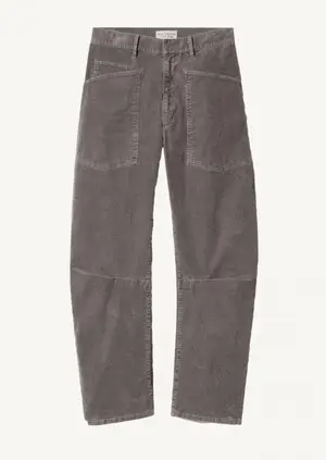NILI LOTAN Shon Corduroy Trousers - Sage Grey