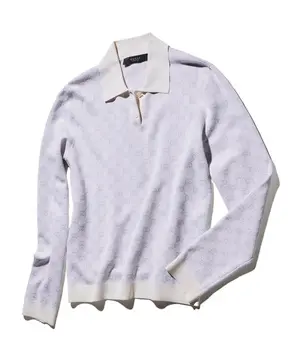 Gucci Gg Jacquard Polo Sweater