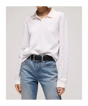 Gucci Gg Jacquard Polo Sweater