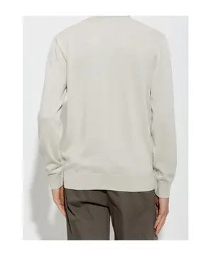 Eleventy Zip Polo Knitted Sweater
