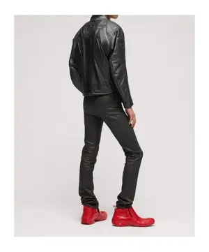 Gucci Washed Cotton Denim Skinny Pants