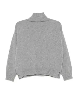 D.exterior High-neck Knit Sweater