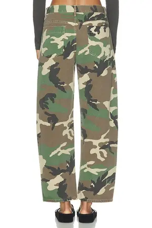 NILI LOTAN Camouflage Print Casual Trousers
