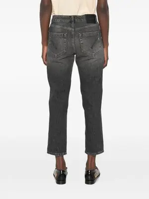 DONDUP Koons Cropped Jeans With Button Fly