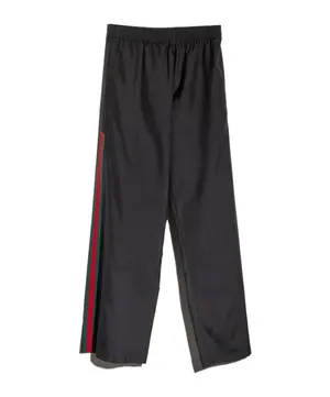 Gucci Leisure Pants With Web - Black