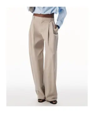 Alexander Wang Side Zip Mid-rise Tailored Pant
