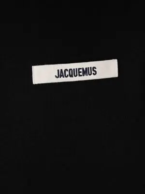 Jacquemus Long-sleeved Hoodie - Black