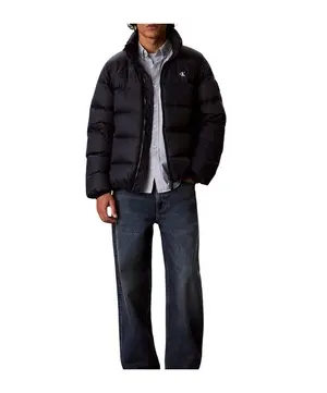 Calvin Klein Relaxed Fit Padded Jacket With Removable Hood