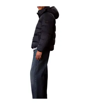 Calvin Klein Relaxed Fit Padded Jacket With Removable Hood