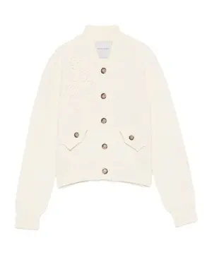 ERMANNO FIRENZE ERMANNO FIRENZE Single-Breasted Long-Sleeve Knit Top