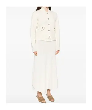 ERMANNO FIRENZE Single-breasted Long-sleeve Knit Top