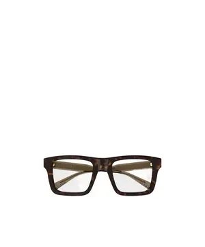 Gucci Square Frame Glasses - Brown