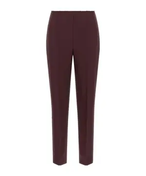 GIANLUCA CAPANNOLO Frayed Edge Casual Pants - Red