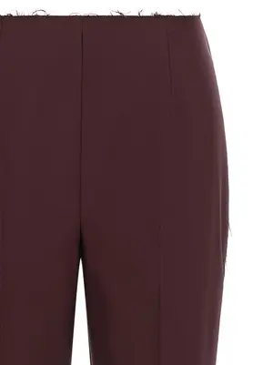 GIANLUCA CAPANNOLO Frayed Edge Casual Pants